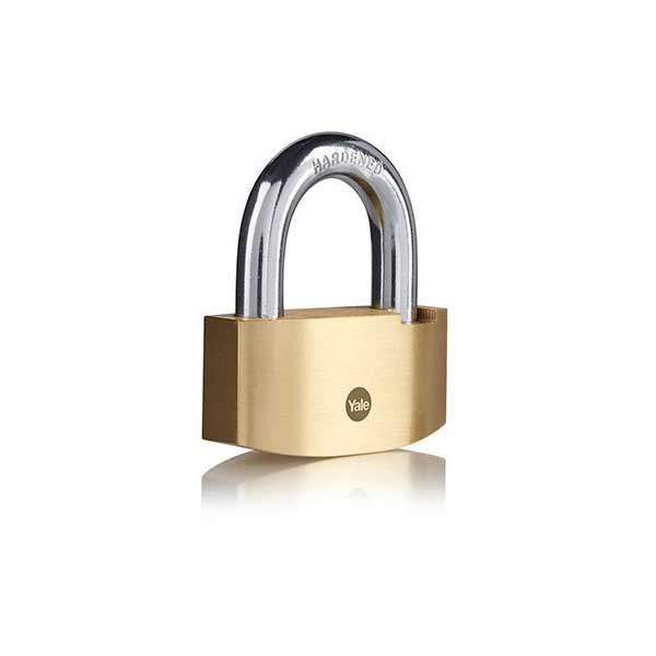 80mm Yale Padlock Brass - Bandridge Hardware & Manufacturing